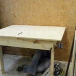 How To Build A Fold Down Work Table - Gotta Go Do It Yourself