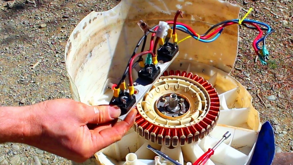 DIY Mini Hydro Generator Out Of An Old Washing Machine - Gotta Go Do It ...